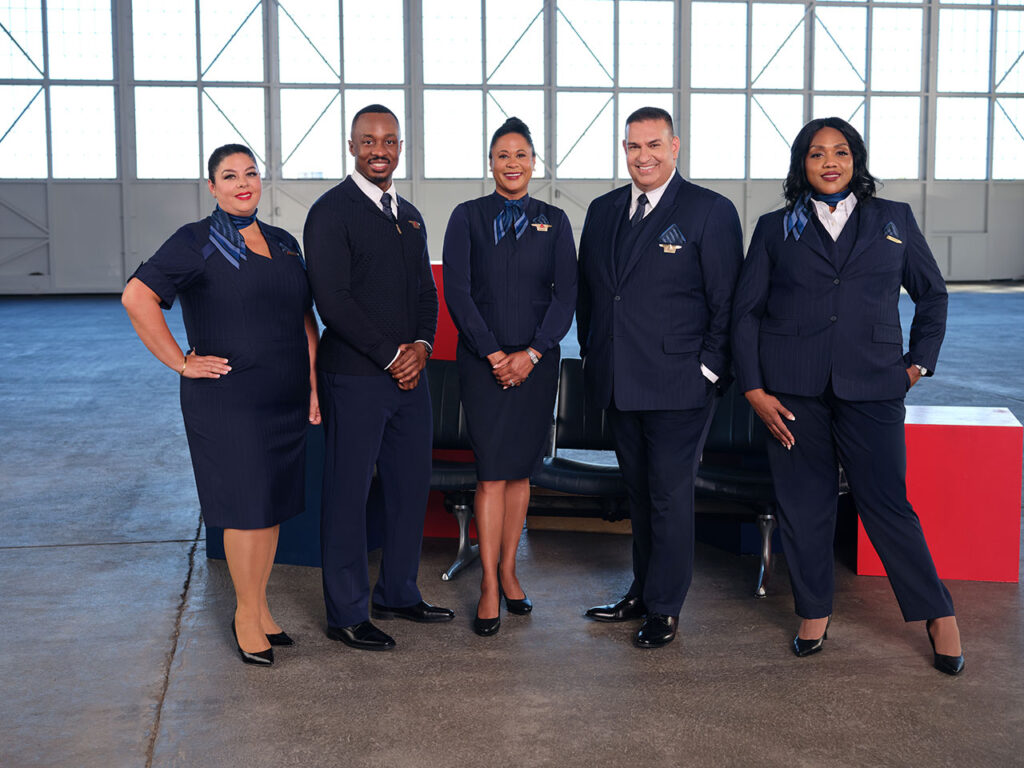 Delta unveils new employee uniforms ahead of 100-year anniversary ...